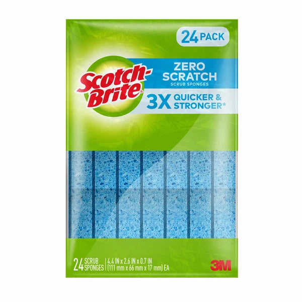 Scotch-Brite Zero Scratch Sponge, 24-count – Box Oregon