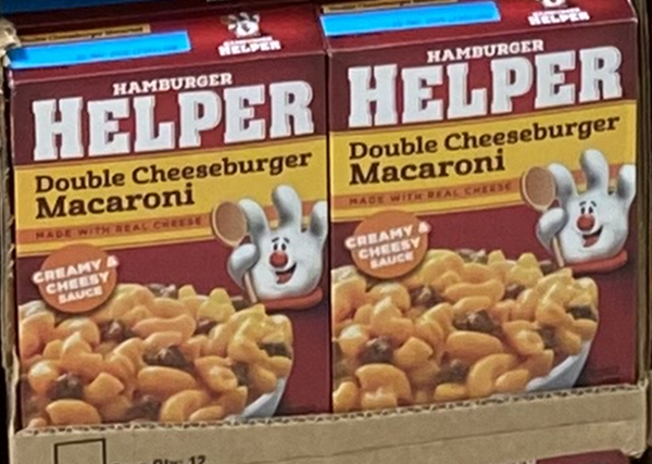 Hamburger Helper, Double Cheeseburger Macaroni, 6.0 oz – Box Oregon