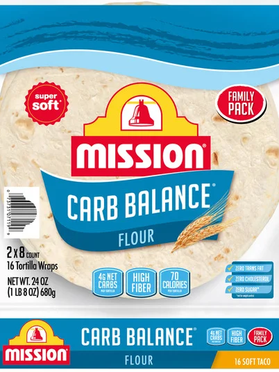 Mission Soft Taco Carb Balanace, 2 x 8 ct – Box Oregon
