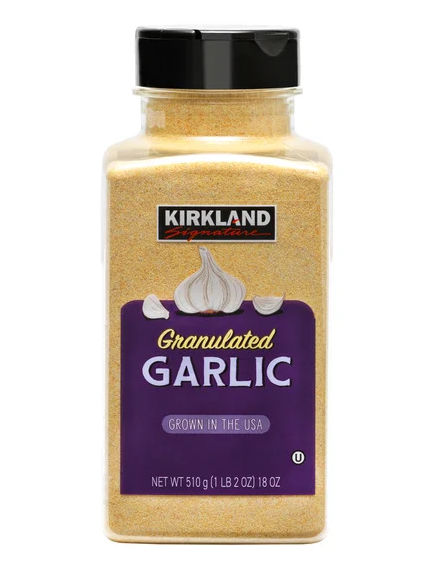 Kirkland Signature California Granulated Garlic, 18 oz – Box Oregon