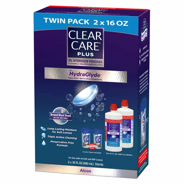 Clear Care Plus Cleaning & Disinfecting Solution, 32 oz – Box Oregon