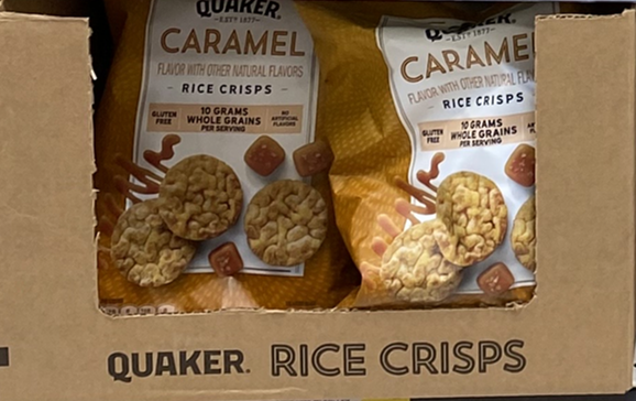 Quaker Rice Crisps Caramel – Box Oregon